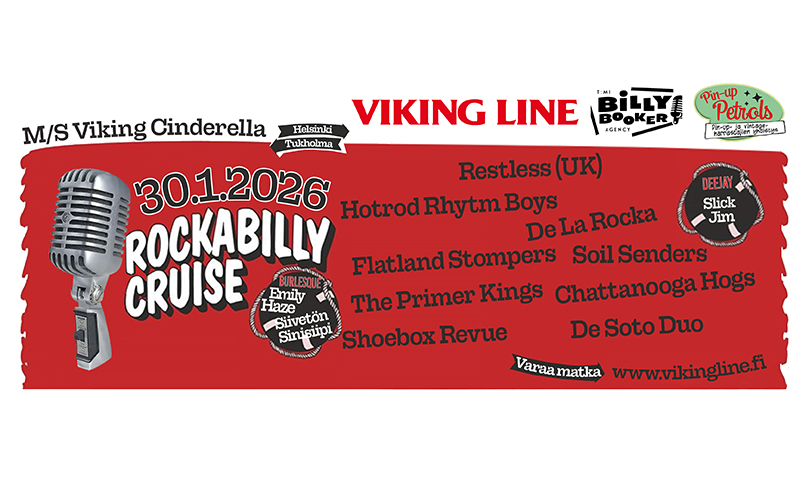 Rockabilly-risteily - Helsinki-Tukholma 30.1.2026 | Viking Line