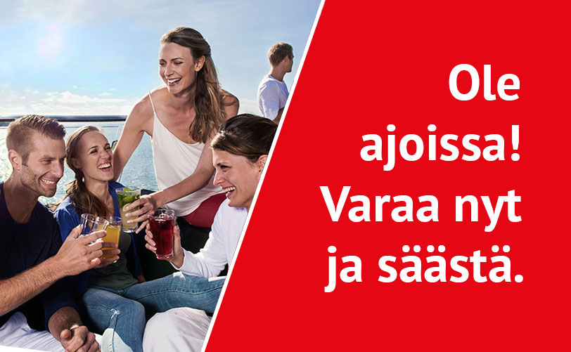 Osta ajoissa -risteilytarjous, varaa viimeistään 2.6. | Viking Line